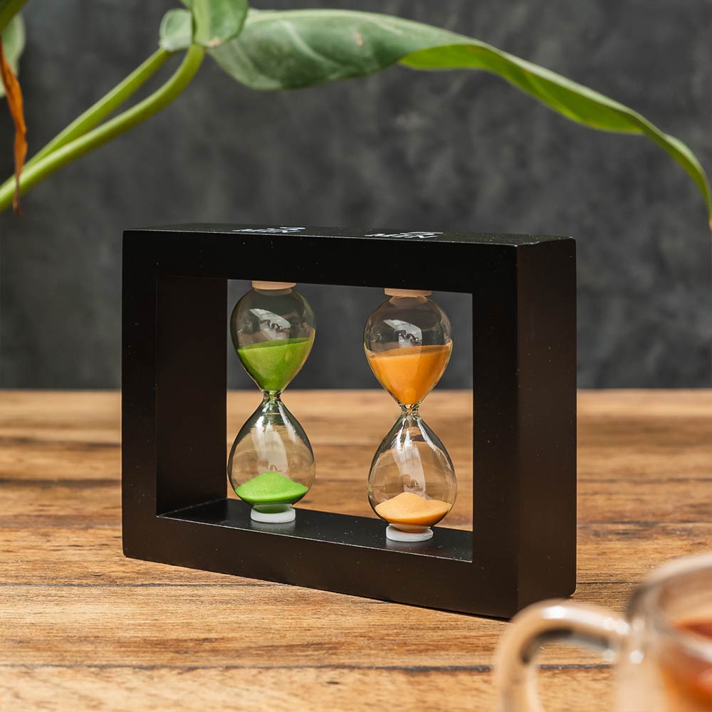 Buy Classic Hourglass Wooden Tea Timer Online | Tea Accessories - Danta ...