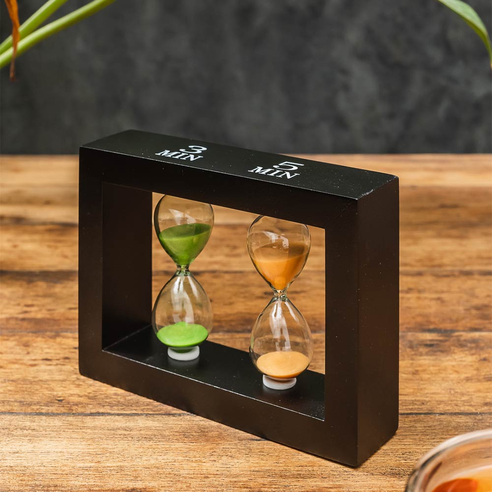 Buy Classic Hourglass Wooden Tea Timer Online | Tea Accessories - Danta ...